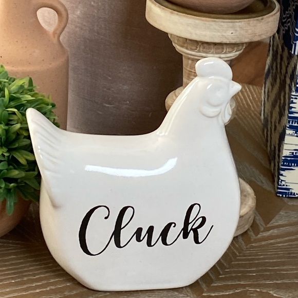 Accents | New Modern Cottage Farmhouse Creamy White Ceramic Farm ...